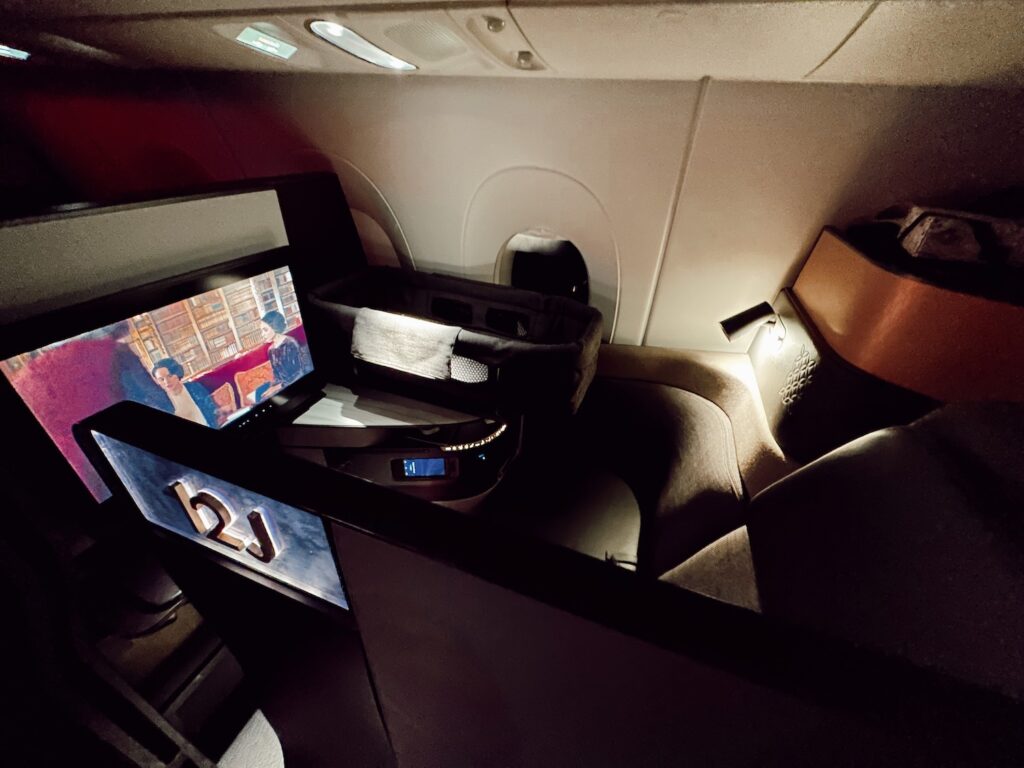 Flying Qatar Airways Qsuites with a Baby - The Baby Abroad