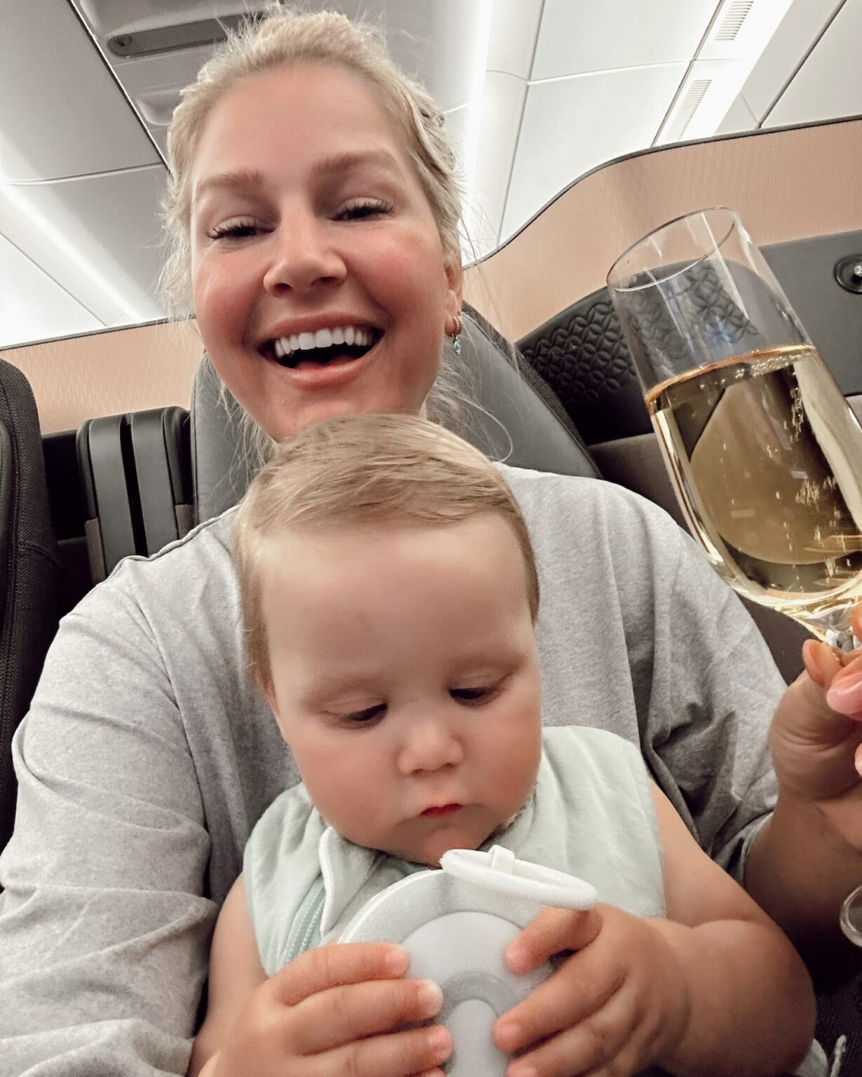 Flying Qatar Airways Qsuites with a Baby - The Baby Abroad