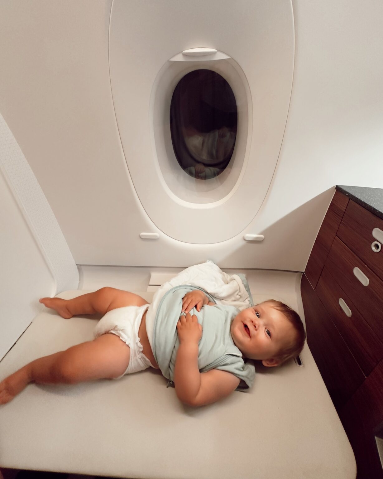 Flying Qatar Airways Qsuites with a Baby - The Baby Abroad