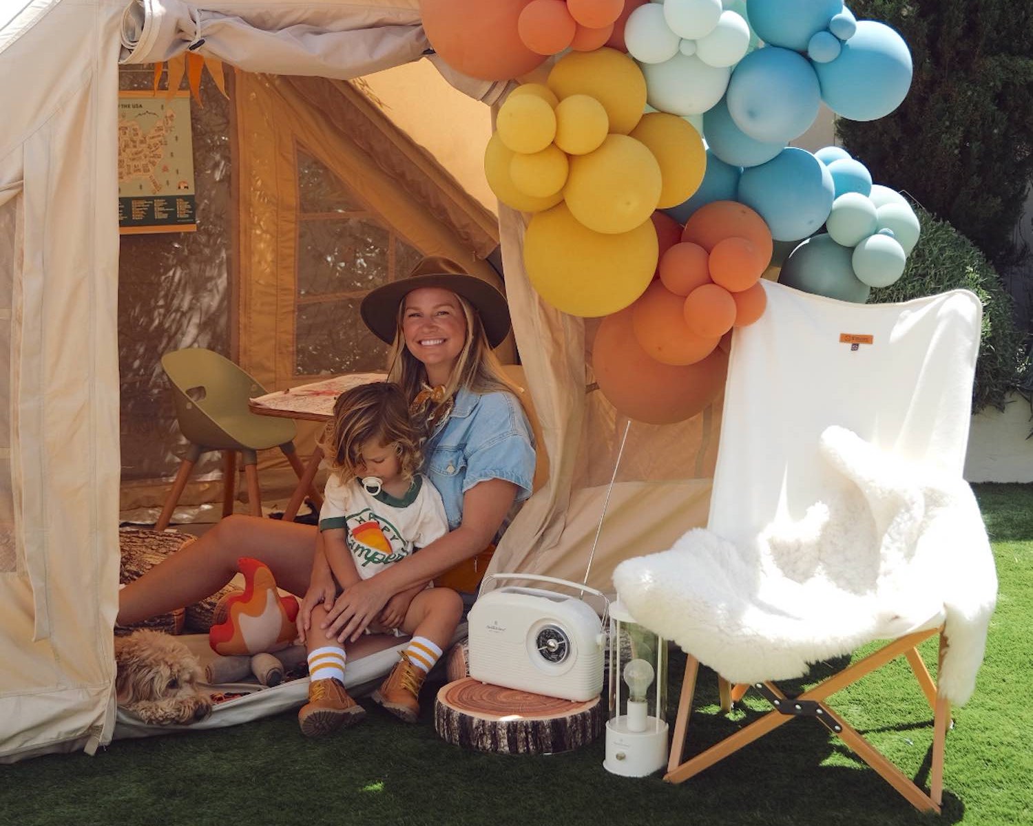 Retro Summer Camp Kid's Birthday Party - The Baby Abroad